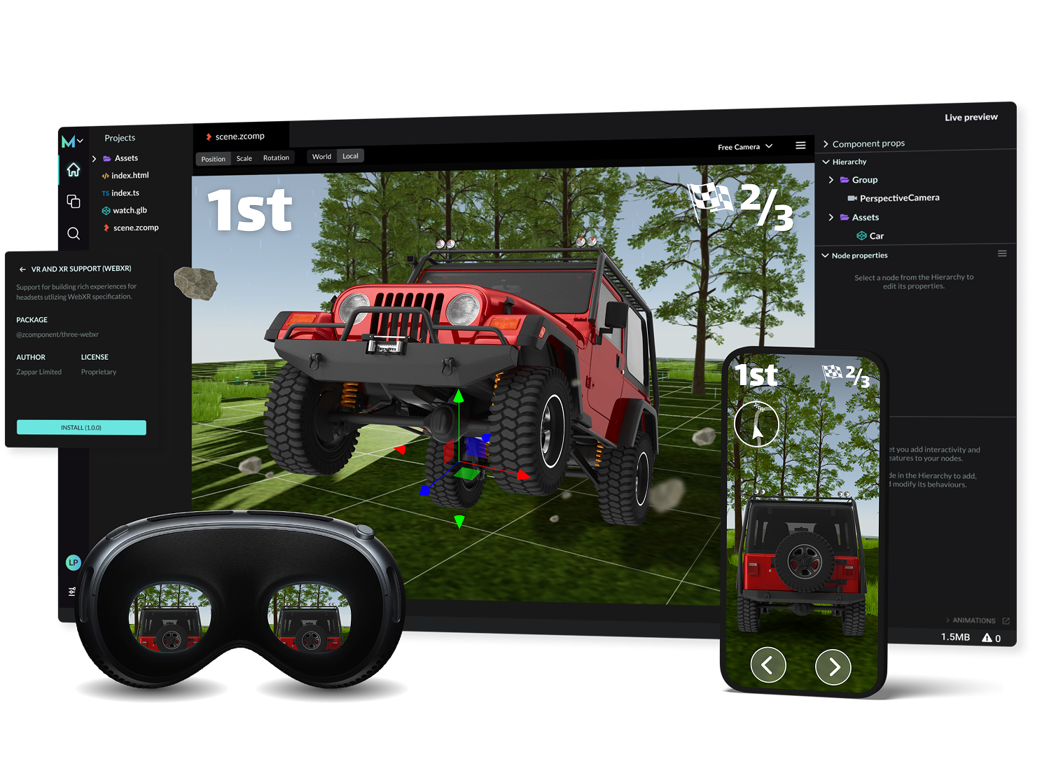 Mattercraft: Build rich 3d experiences for the web
